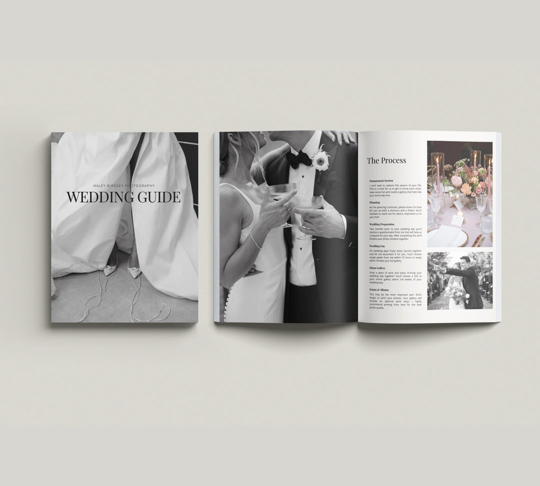 Minimal, Modern Canva Client Welcome Guide Magazine Template for ...