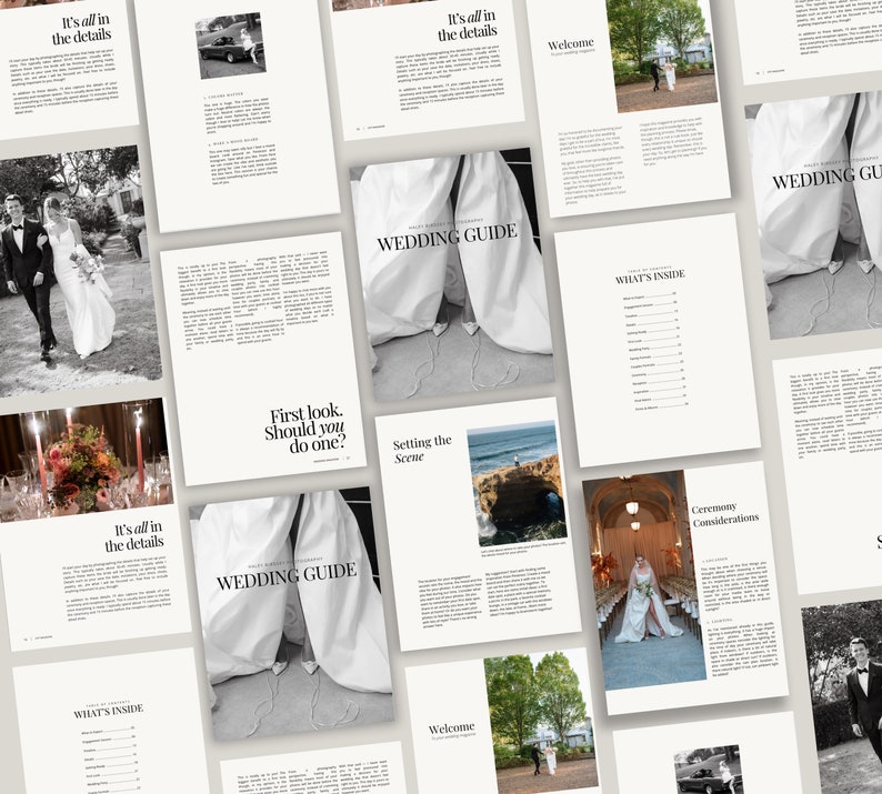 Minimal, Modern Canva Client Welcome Guide Magazine Template for ...