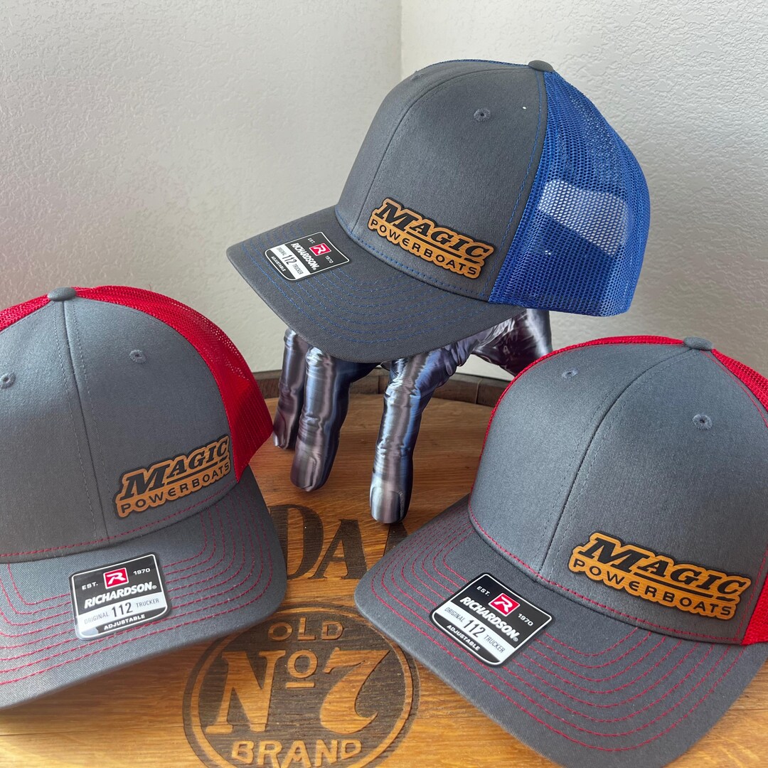 Magic Power Boats Patch on Your Choice of Color Hat YP Snapback Trucker ...