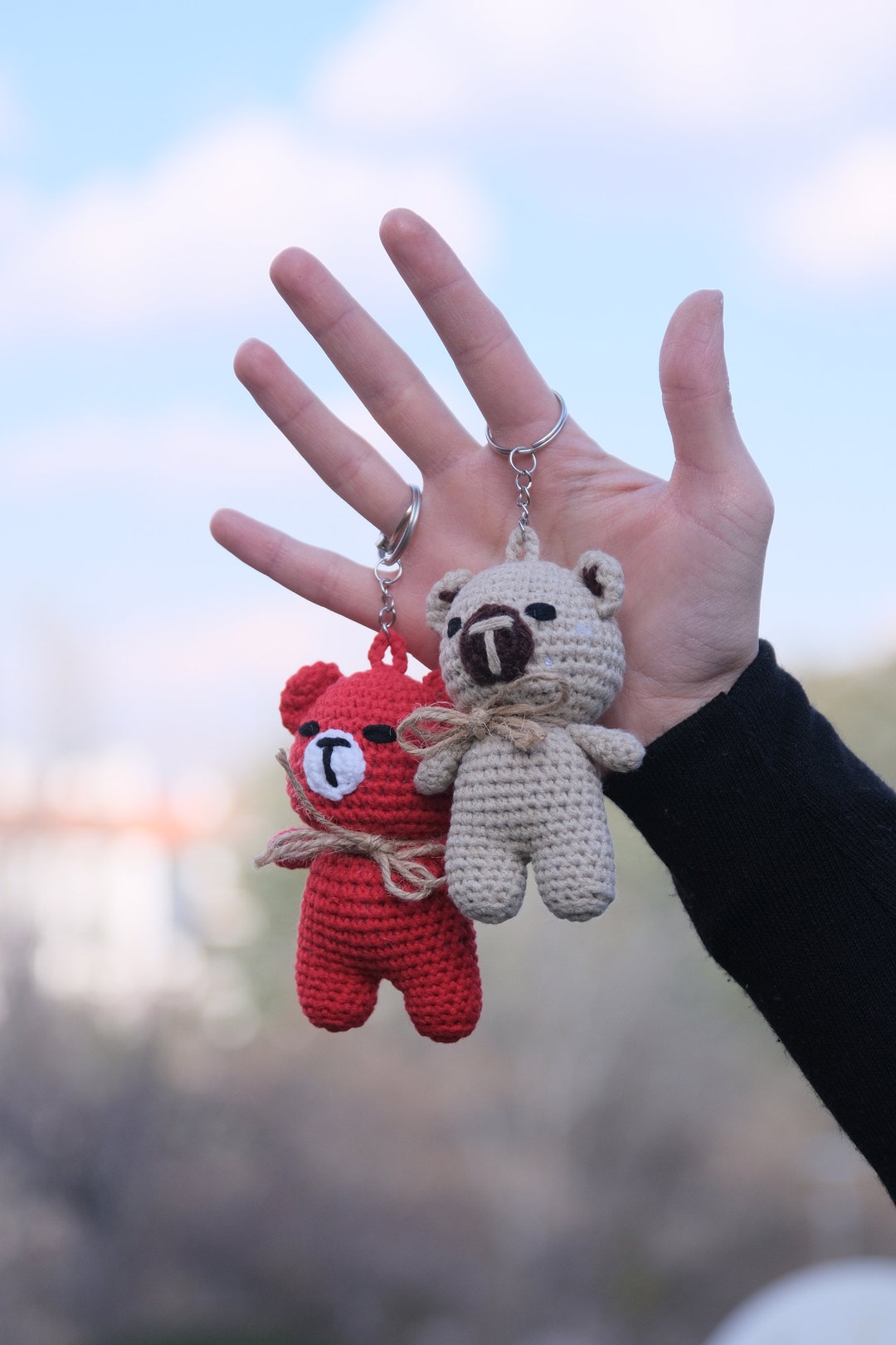 Amigurumi Keychain,magical Teddy Bear, Lucky Charm Teddy Bear, Magic ...