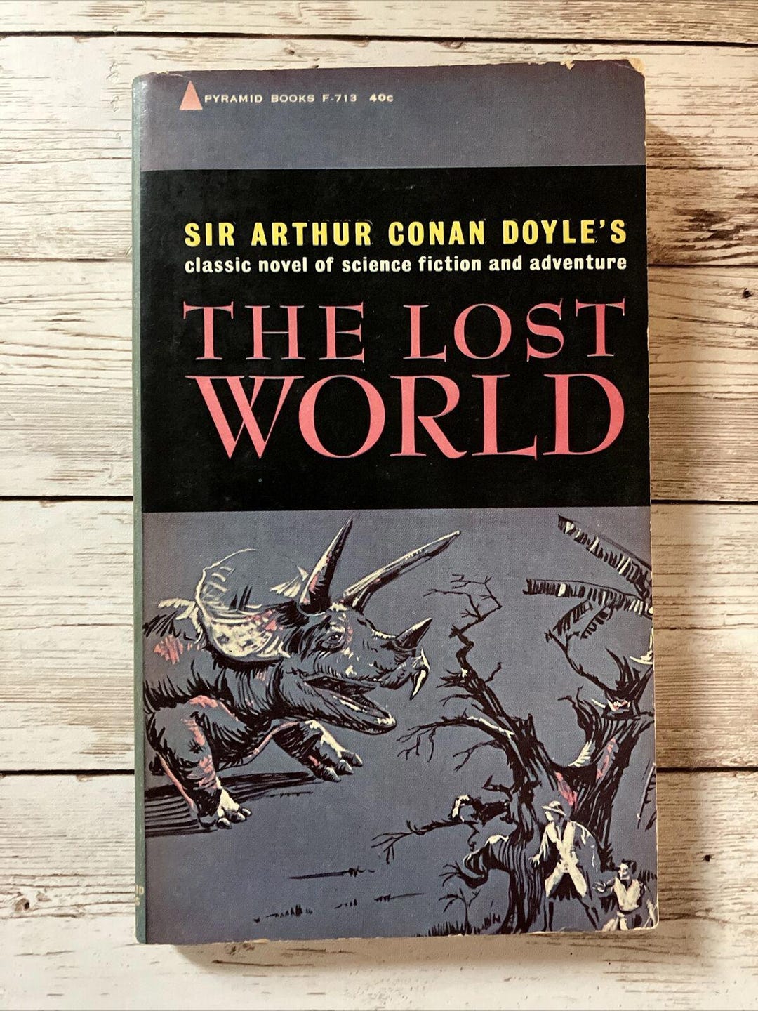 The Lost World Sir Arthur Conan Doyle Paperback Pyramid Books - Etsy