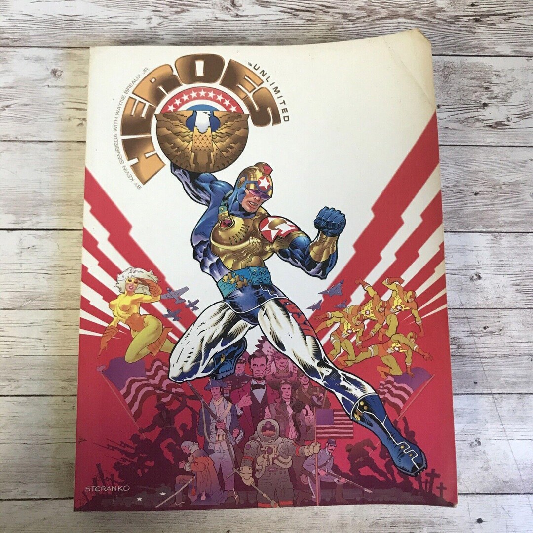 Heroes Unlimited by Kevin Siembieda 1998 Trade Paperback - Etsy