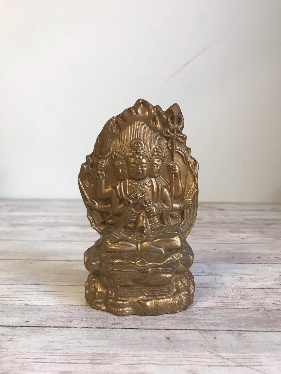 Vintage Japanese Sanbo Dai-koujin Buddhist/shinto Deity - Etsy