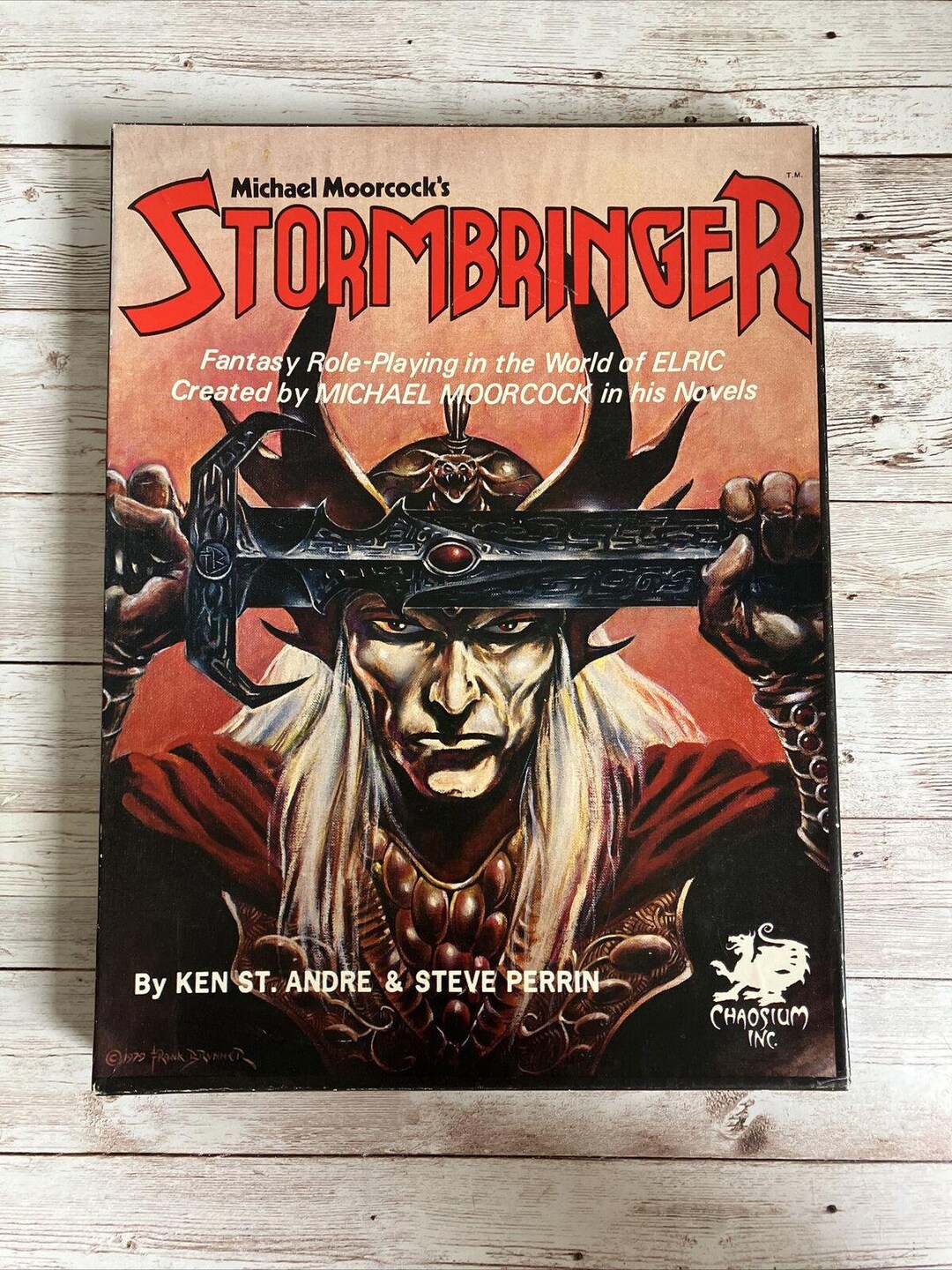 Michael Moorcock's Stormbringer First Edition Boxed Set Chaosium RPG ...
