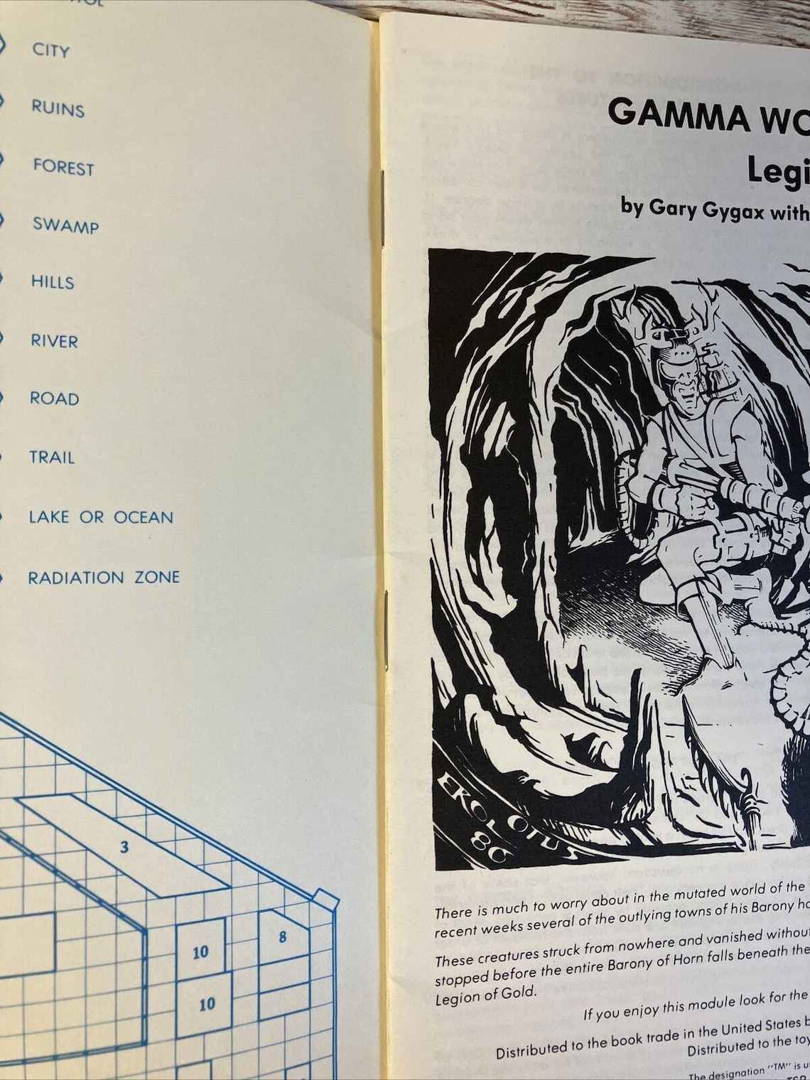 Legion of Gold (gamma World RPG Module GW1) Gary Gygax Exploration ...