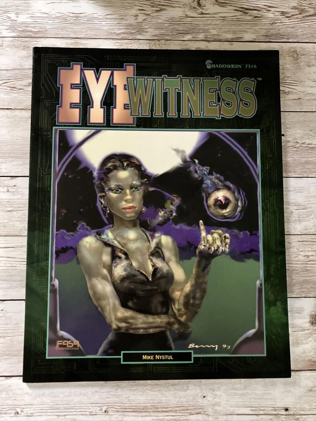 Eye Witness A Shadowrun Adventure 1994 Fasa 7316 Mike Nystul - Etsy