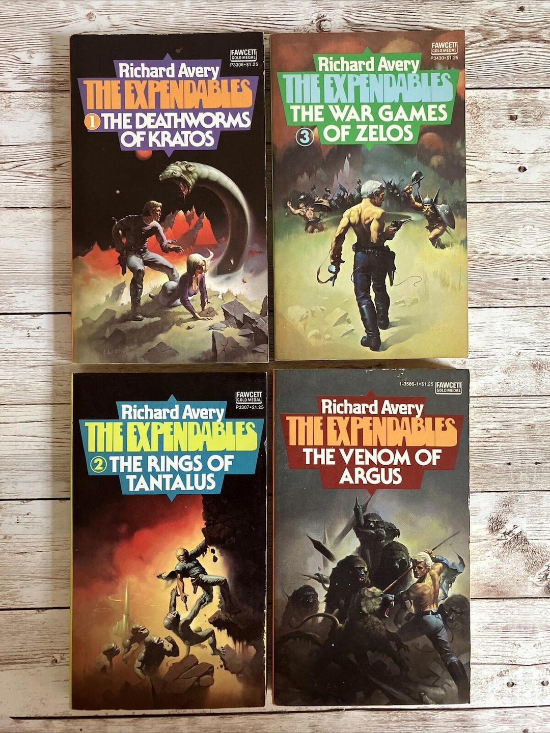 The Expendables 1, 2, 3 and 4 Set by Richard Avery Fawcett First ...