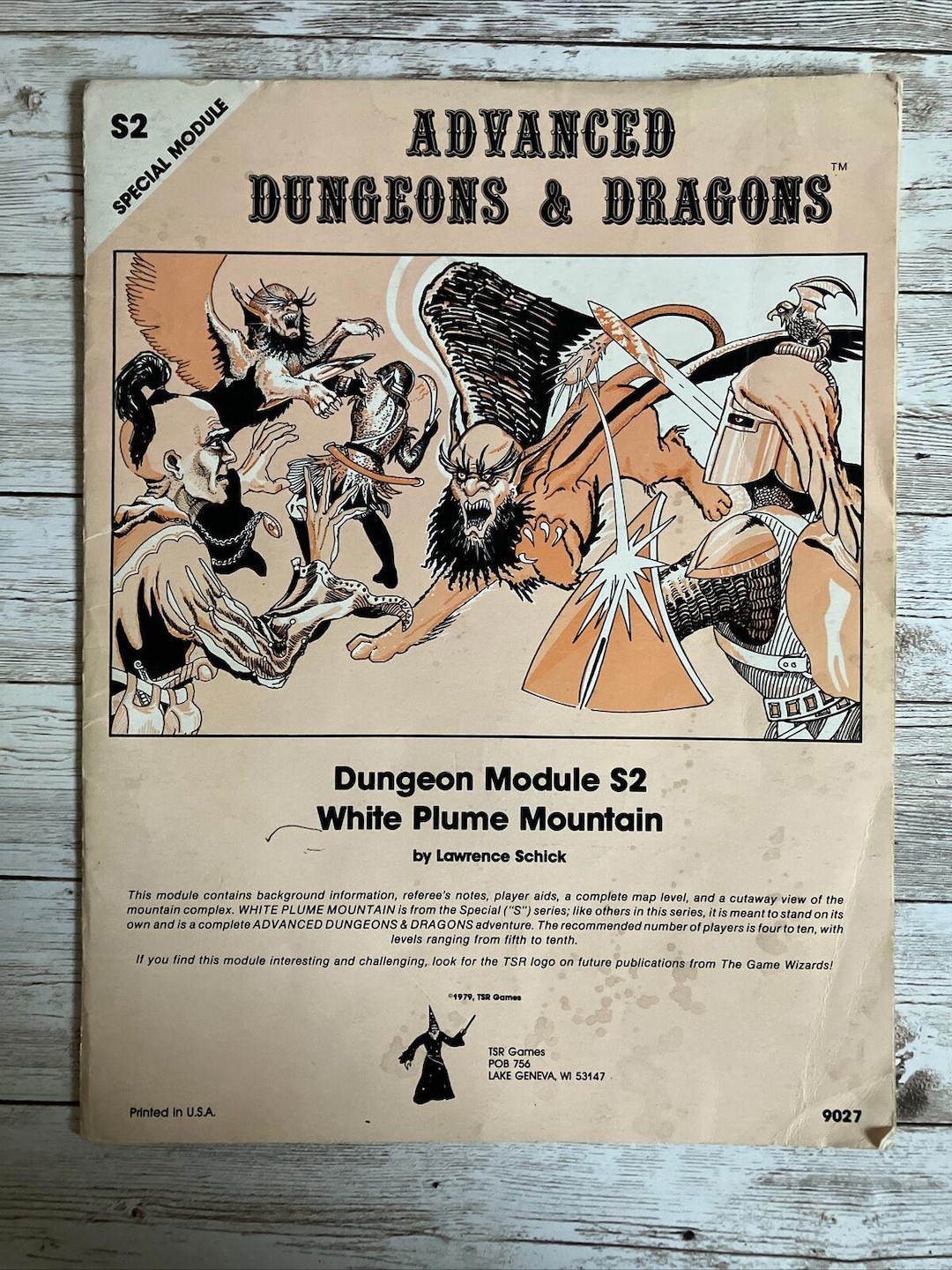 S2 White Plume Mountain Dungeons and Dragons Dnd AD&D Module Play Copy ...