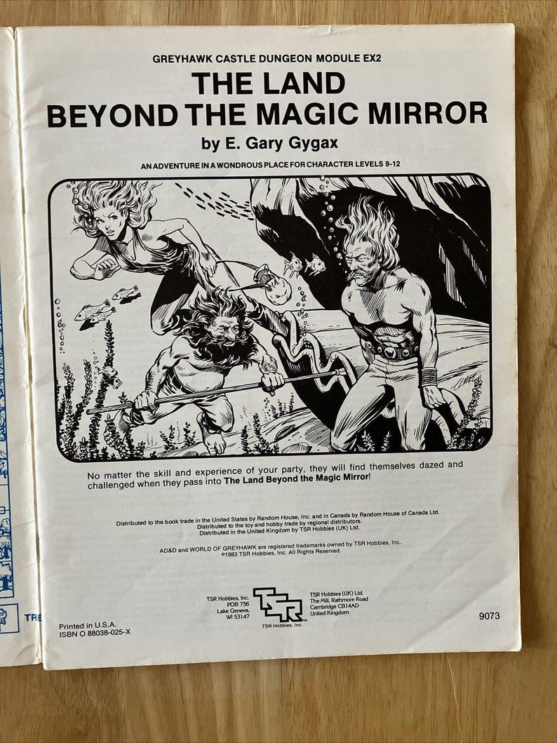 The Land Beyond the Magic Mirror (advanced Dungeons & Dragons, Module ...