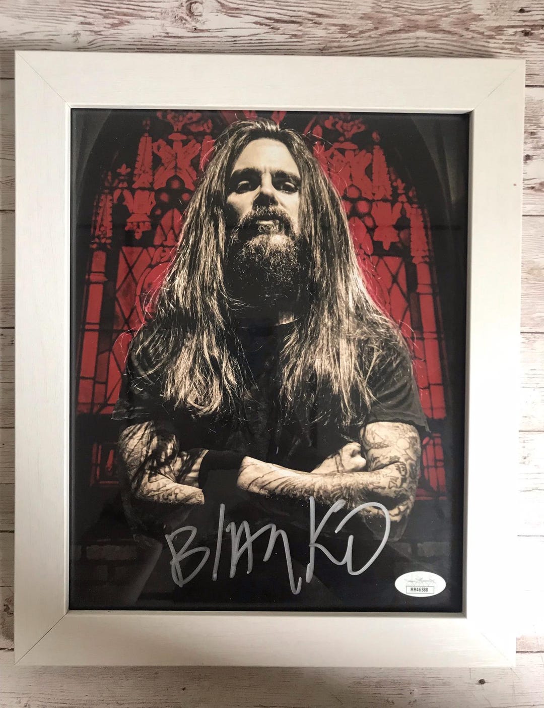 Signed Photo of Bassist Rob "blasko" Nicholson. JSA Authenticated. - Etsy
