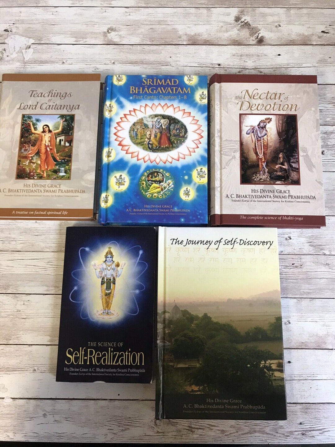 Bhaktivedanta Swami Prabhupada, Krishna Lot Five Books Hare Krishna - Etsy