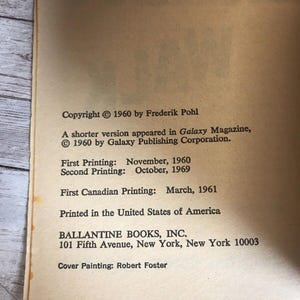 Lot of 7 Frederik Pohl Novels 60s 70s Vintage Science Fiction Mass Media Scifi - Etsy