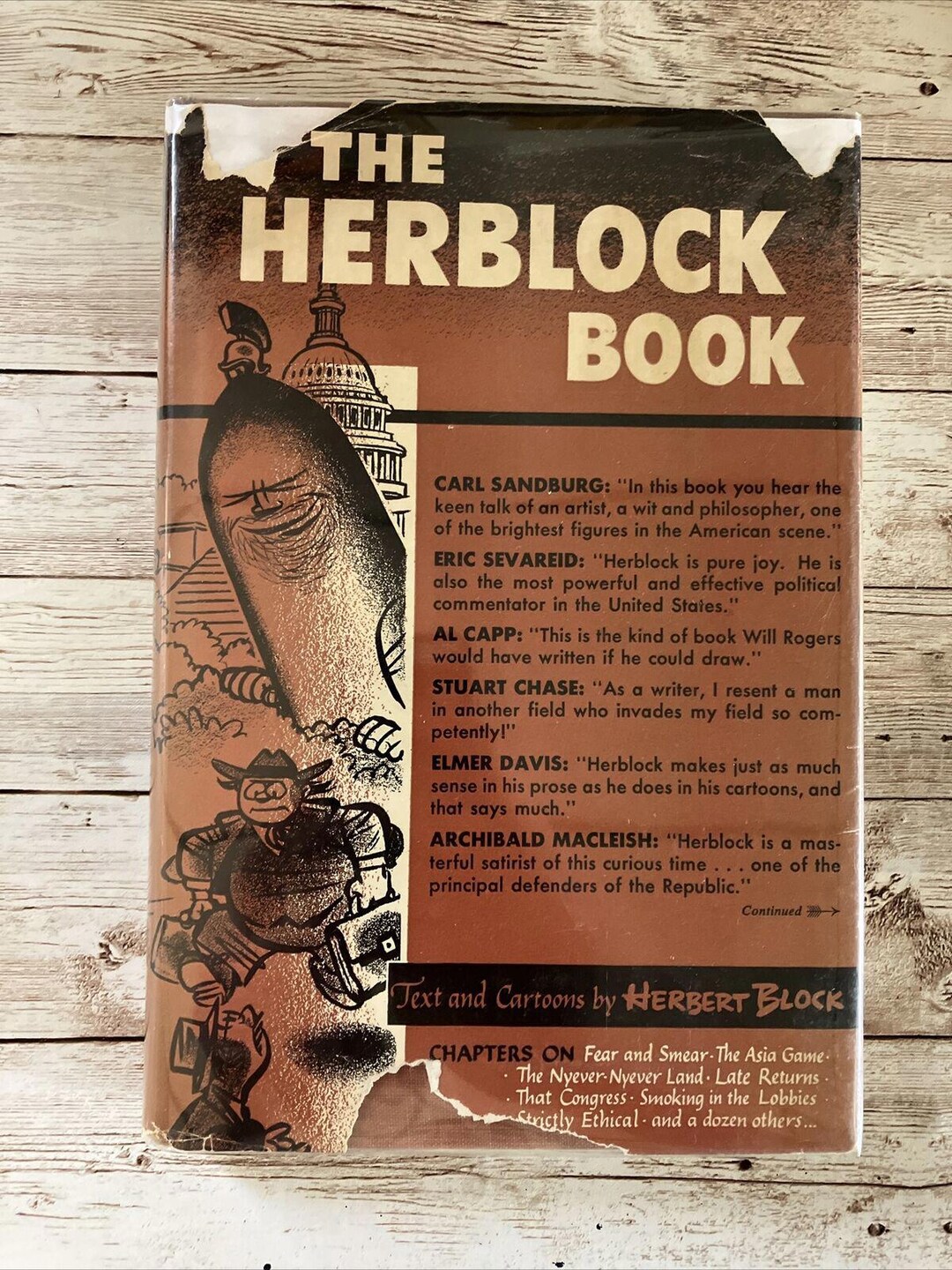The Herblock Book by Block, Herbert Text and Cartoons - Etsy
