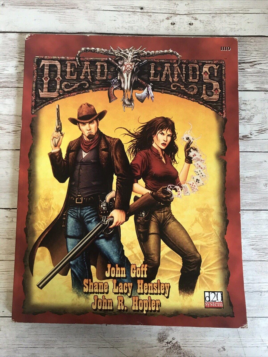 Deadlands the Weird West 2001 Core Rulebook Pinnacle HORROR RPG D20 ...