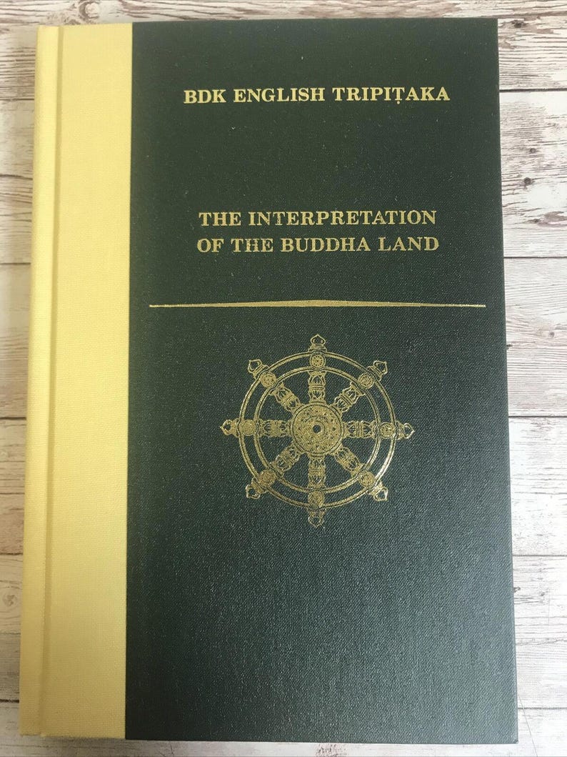 The Interpretation of the Buddha Land BDK English Tripitaka - Etsy