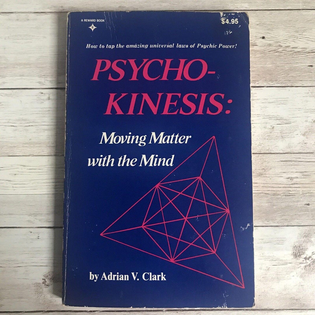 Psycho-kinesis: Moving Matter With the Mind, 1975 - Etsy