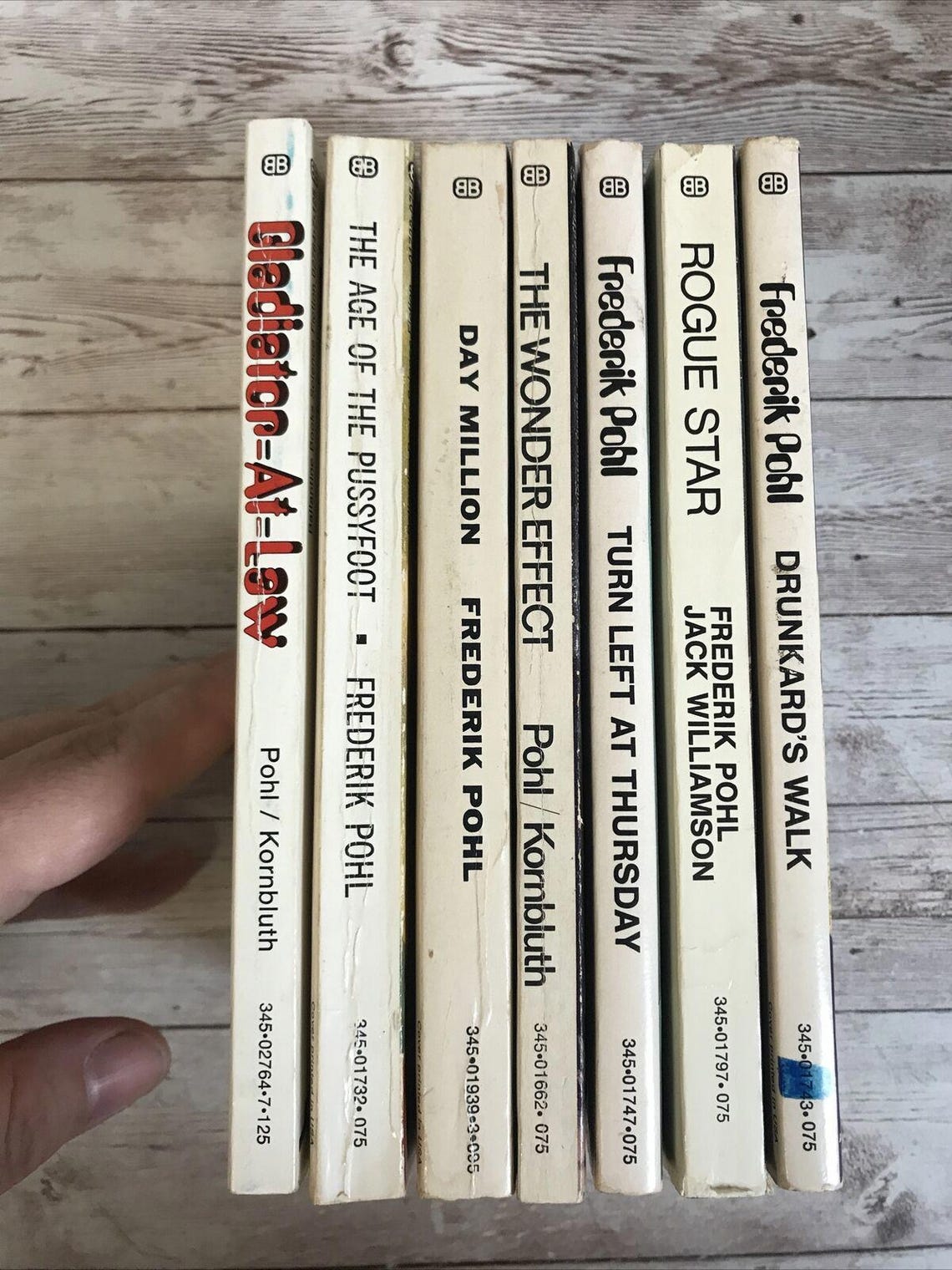 Lot of 7 Frederik Pohl Novels 60s 70s Vintage Science Fiction Mass Media Scifi - Etsy