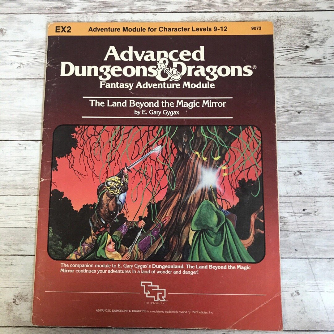 AD&D EX2 Land Beyond the Magic Mirror by E. Gary Gygax TSR 9073 - Etsy