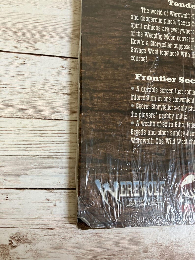 White Wolf Frontier Secrets Werewolf: the Wild West Story Tellers ...