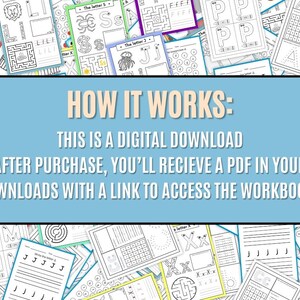 Printable Preschool Worksheets Alphabet Kindergarten Workbook Practice ...