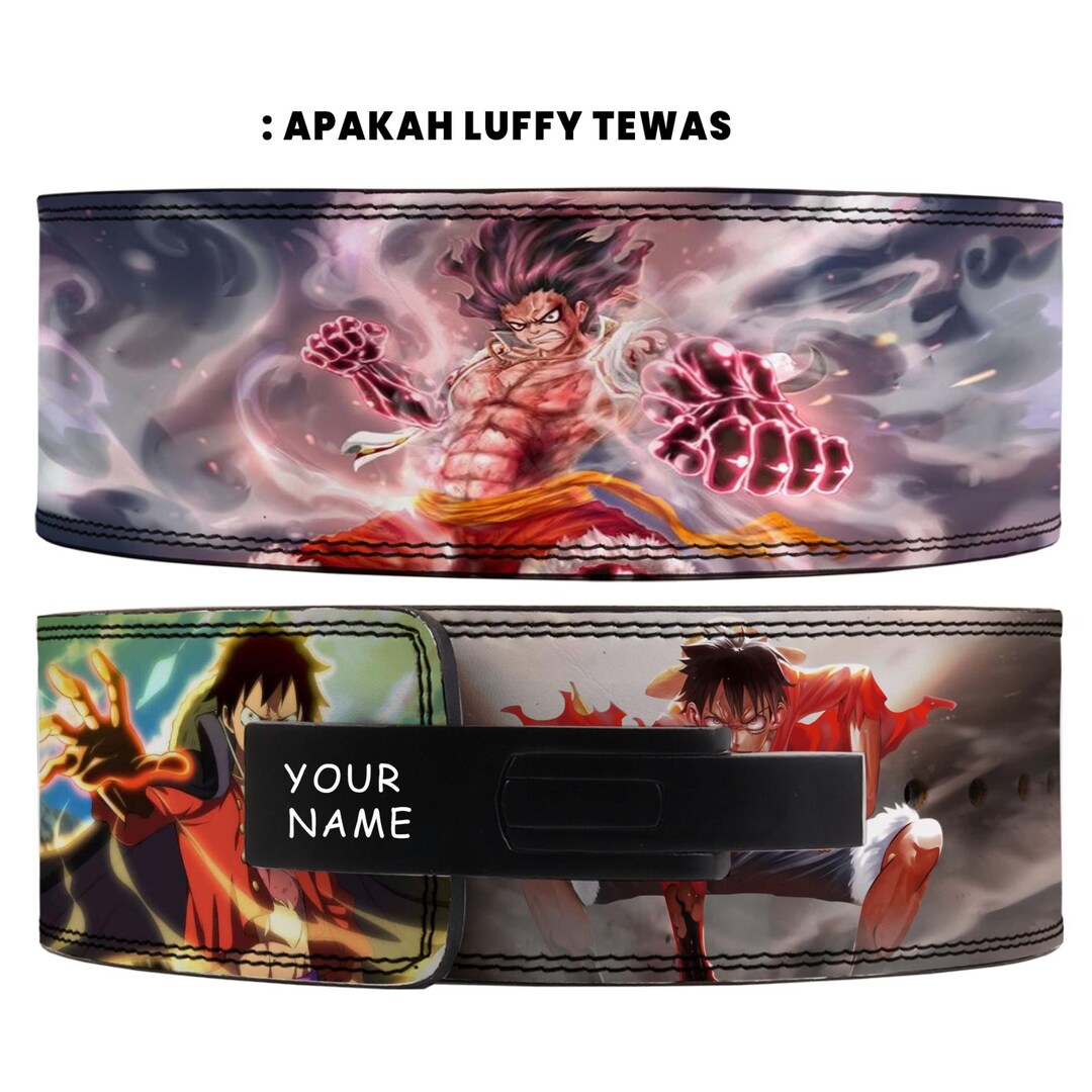 Apakah Luffy Tewas Manga Panel Belt Powerlifting Custom Lever Belt ...