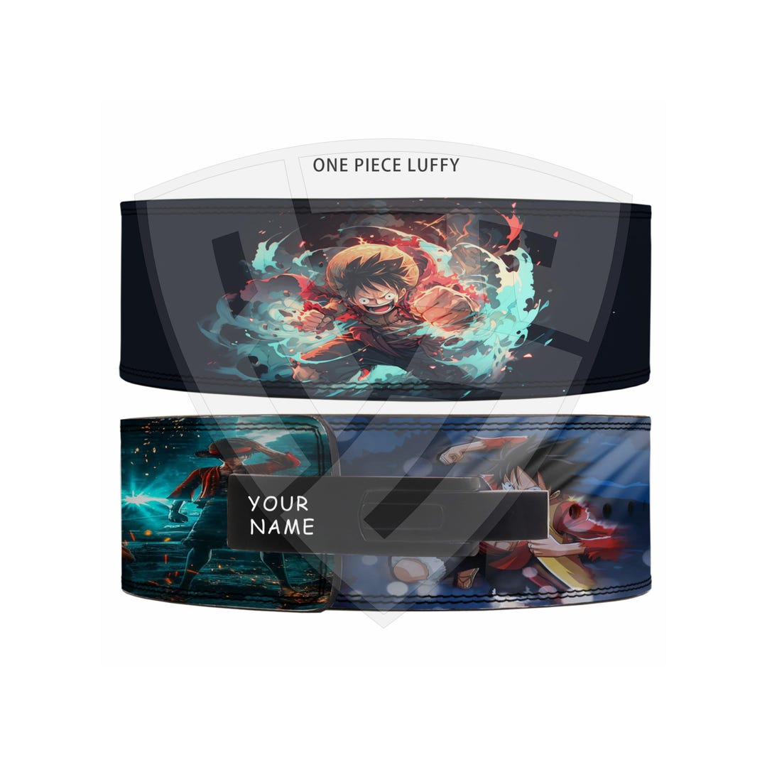 One Piece Luffy Belt Powerlifting Custom Lever Belt bodybuilding ...