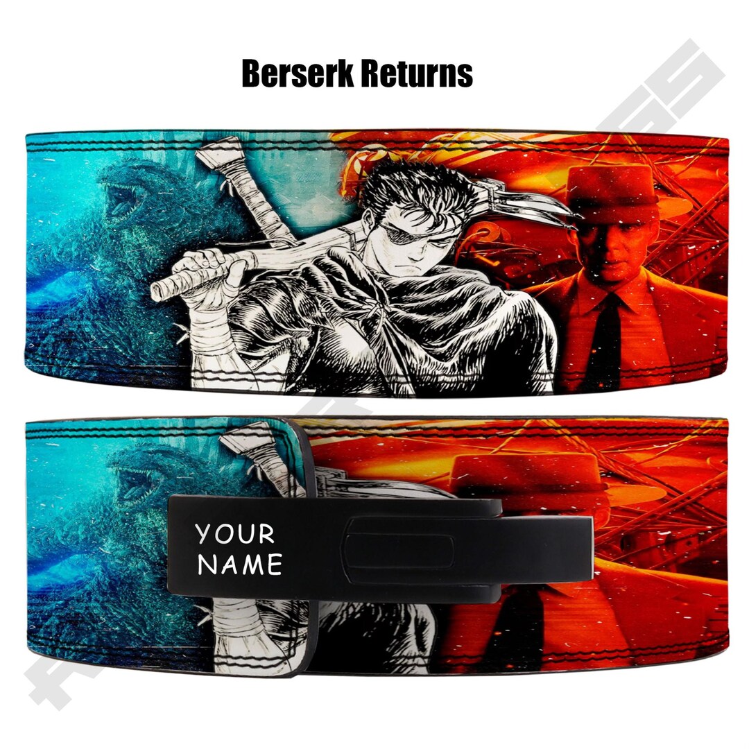 Berserk Return Anime Belt Ultra Instinct Belt Powerlifting Custom Lever ...