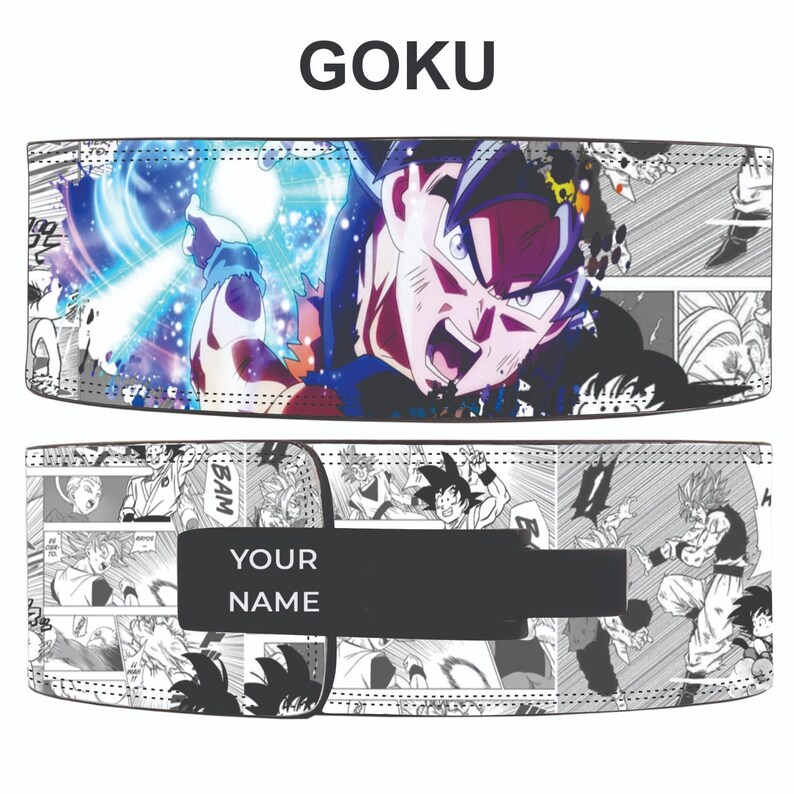 Goku Anime Belt Goku Ultra Instinct Belt Powerlifting Custom Lever Belt ...
