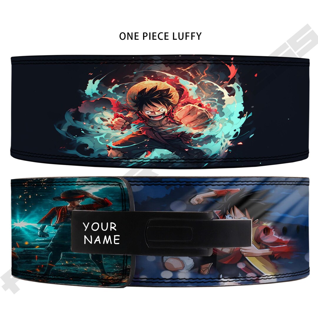 One Piece Luffy Belt Powerlifting Custom Lever Belt |bodybuilding Power ...