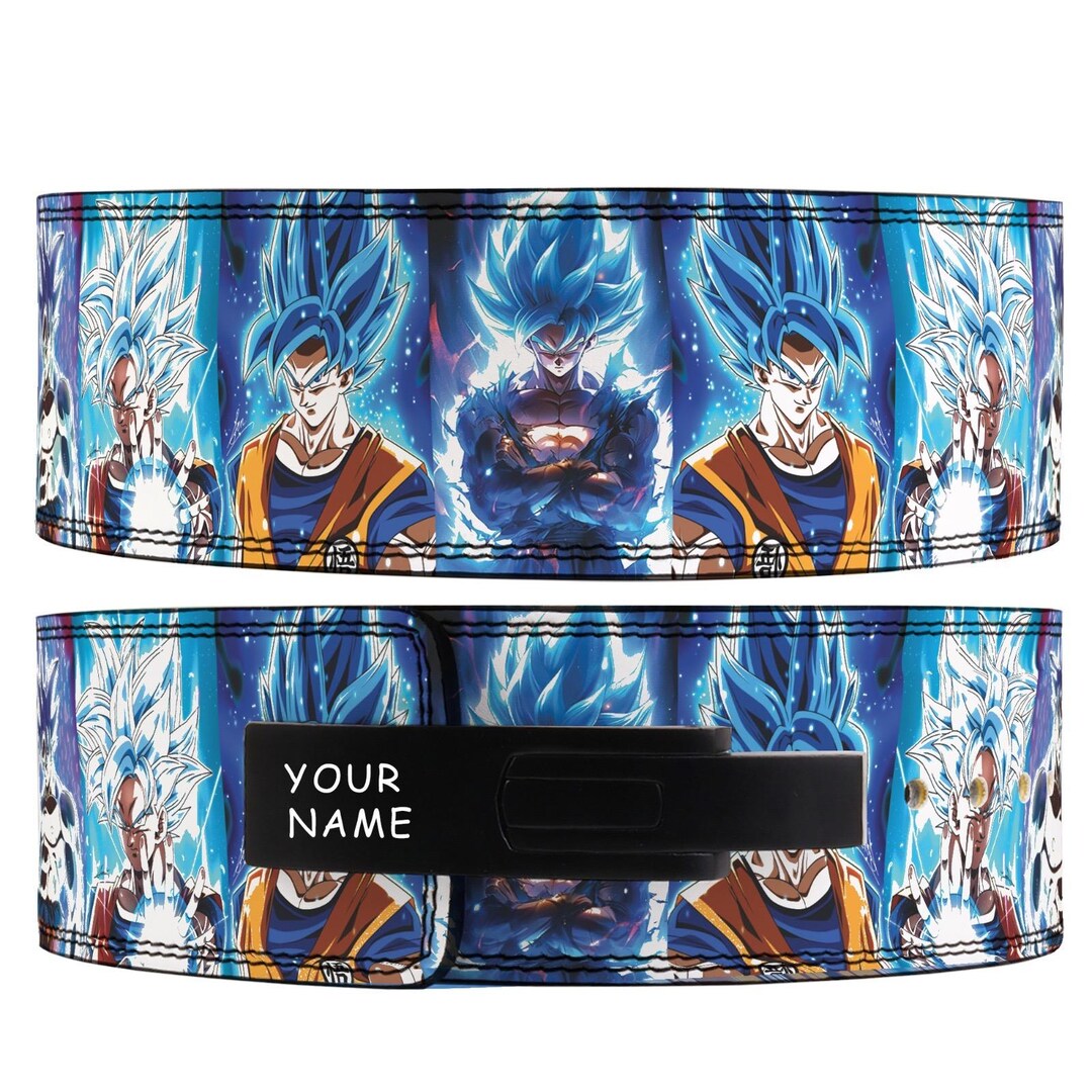 Goku Anime Belt Goku Ultra Instinct Belt Powerlifting Custom Lever Belt ...