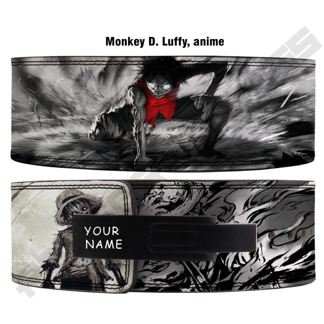 Monkey D Luffy Belt Powerlifting Custom Lever Belt |bodybuilding Power ...