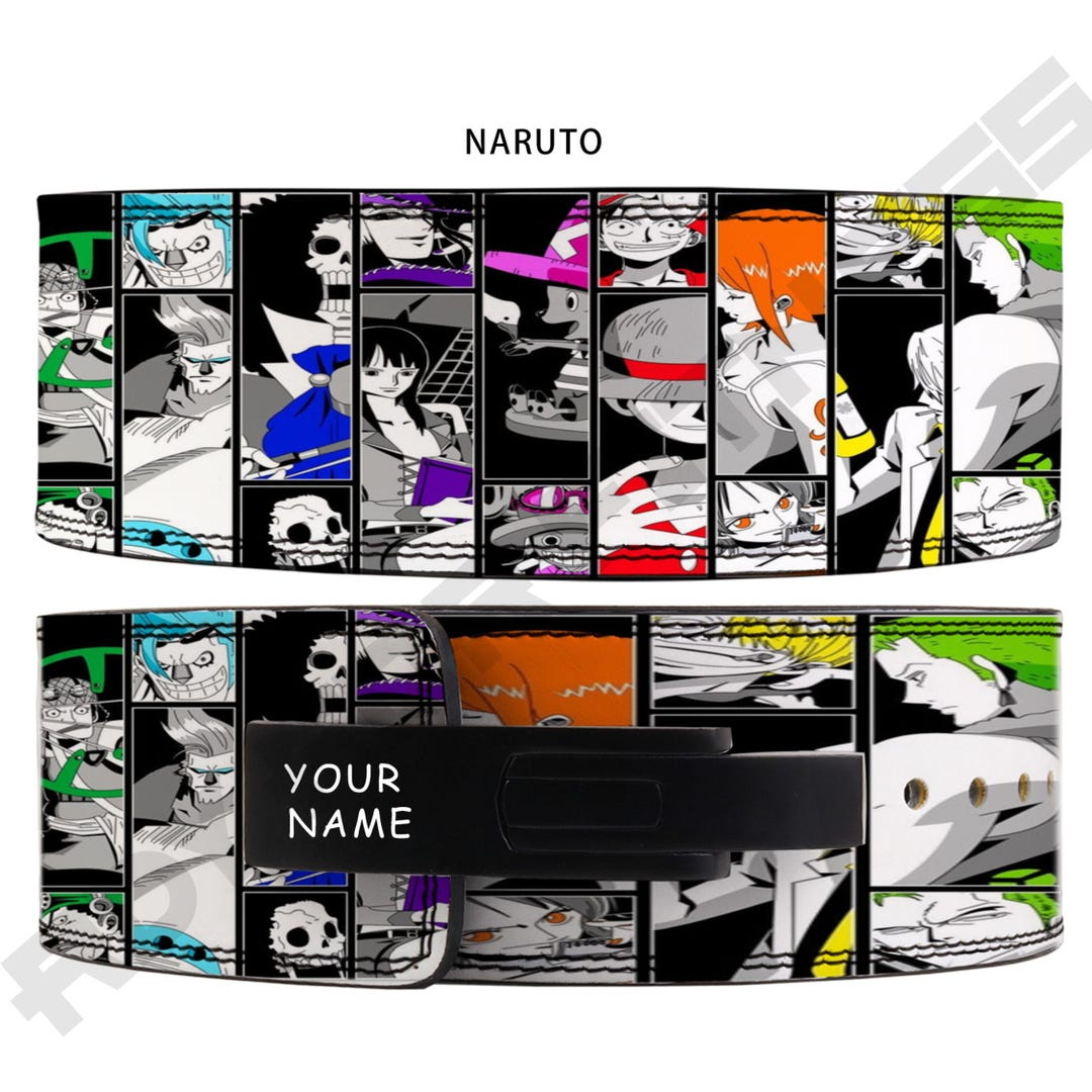 Naruto Belt Powerlifting Custom Lever Belt |bodybuilding Power| Belt ...