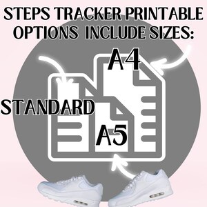 Steps Tracker Digital, Printable Fitness Planner Walking Log Monthly ...
