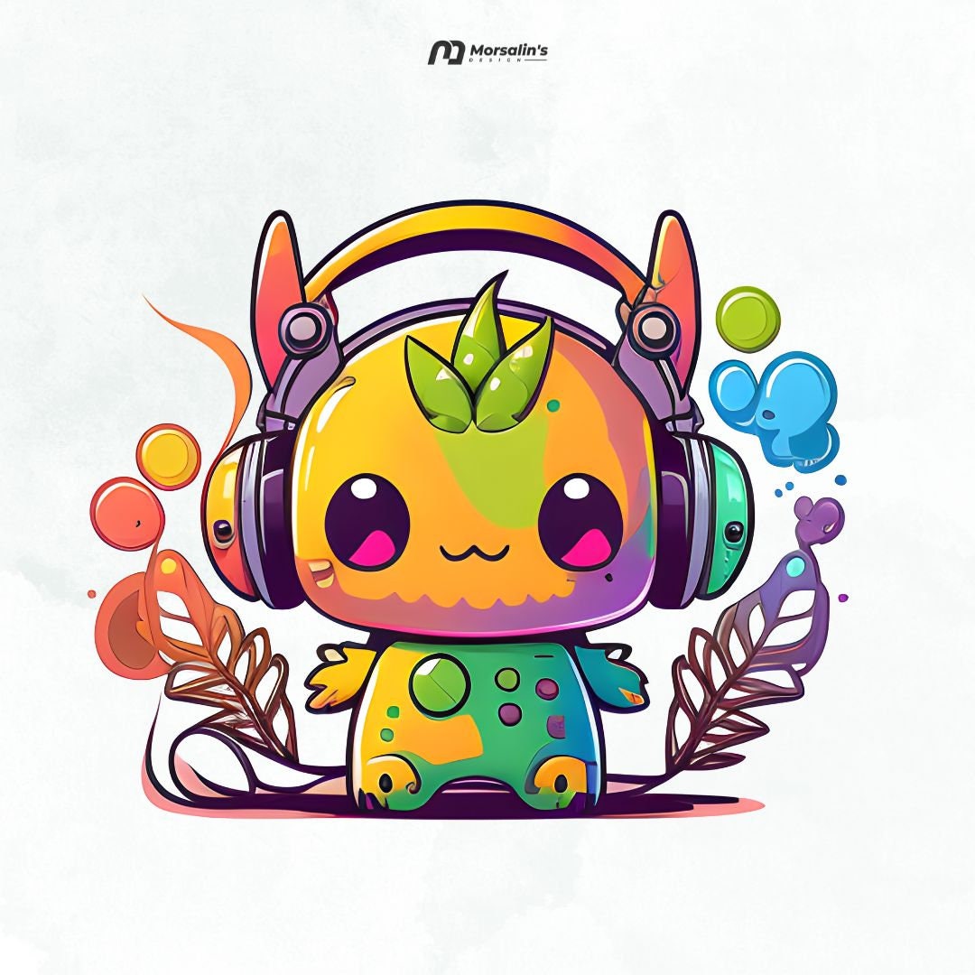 Easter Watercolor Monster Clipart, 06 PNG Nursery Spring Clipart ...