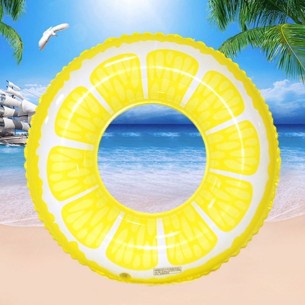 3 Pack Inflatable Pool Floats Fruits Swim Tube Pool Rings Swimming ...
