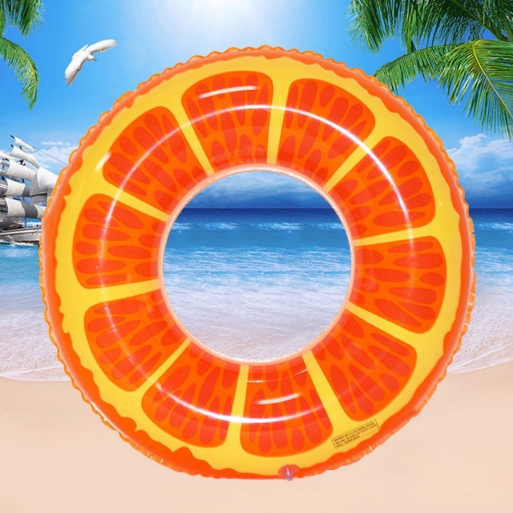 3 Pack Inflatable Pool Floats Fruits Swim Tube Pool Rings Swimming ...