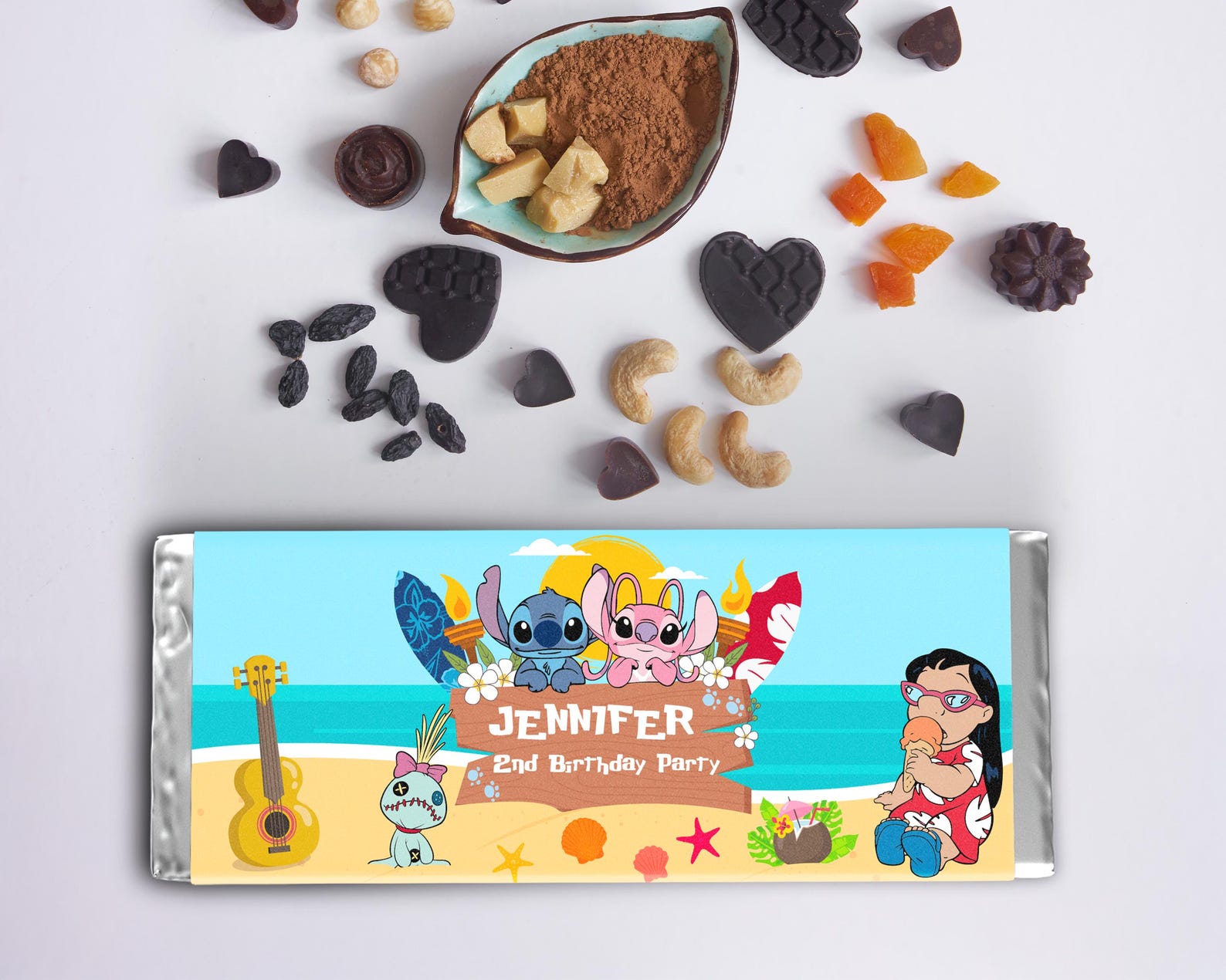 Lilo & Stitch Editable Label Bundle, Stitch and Angel Party Kit ...