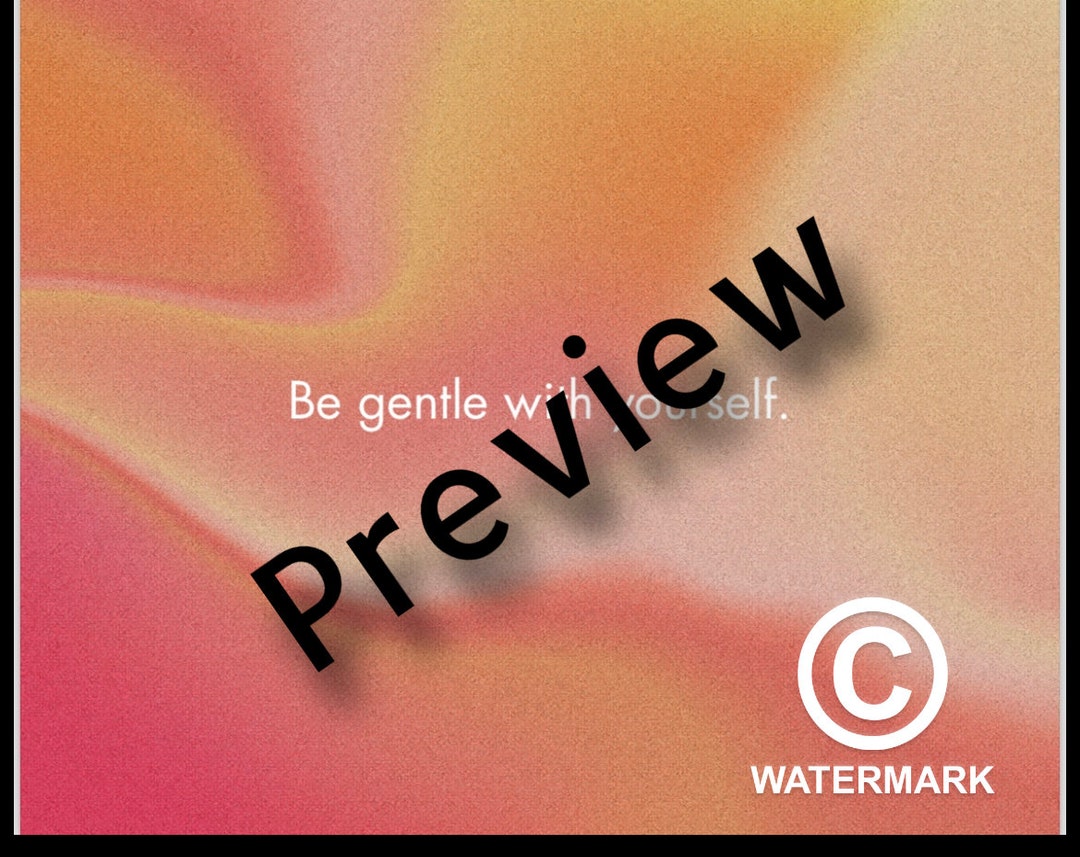 Be Gentle DIGITAL File - Etsy