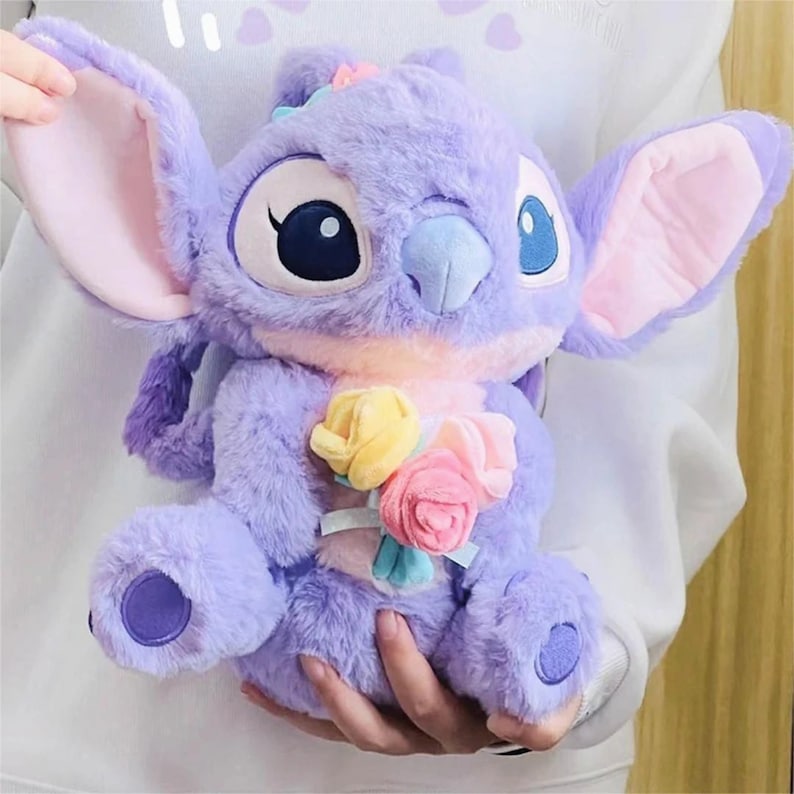 Stitch and Angel Plush Toy 25cm Kawaii Lilo & Stitch Stuffed Animal ...