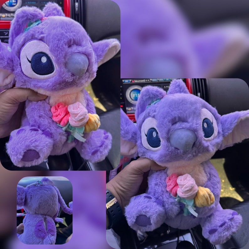 Stitch and Angel Plush Toy 25cm Kawaii Lilo & Stitch Stuffed Animal ...