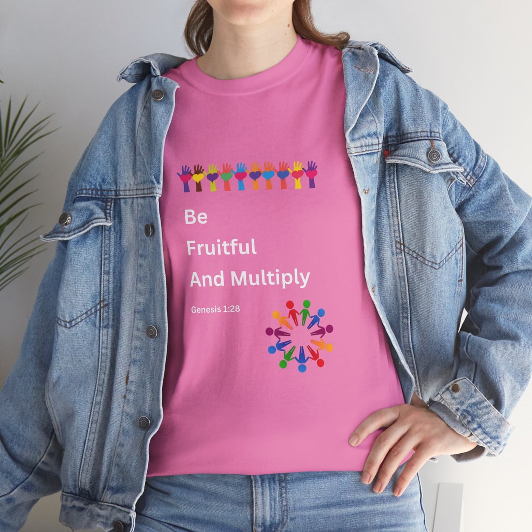 Be Fruitful and Multiply Christian Faith T-shirt - Etsy