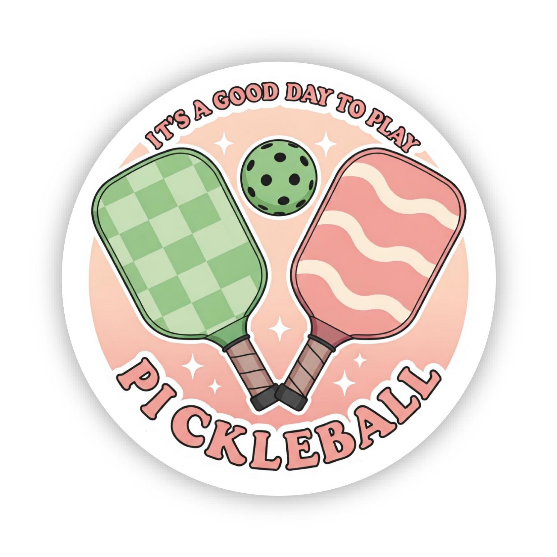 Pickleball Paddle Sticker, Gift, Pickleball, Pickleball Accessory ...