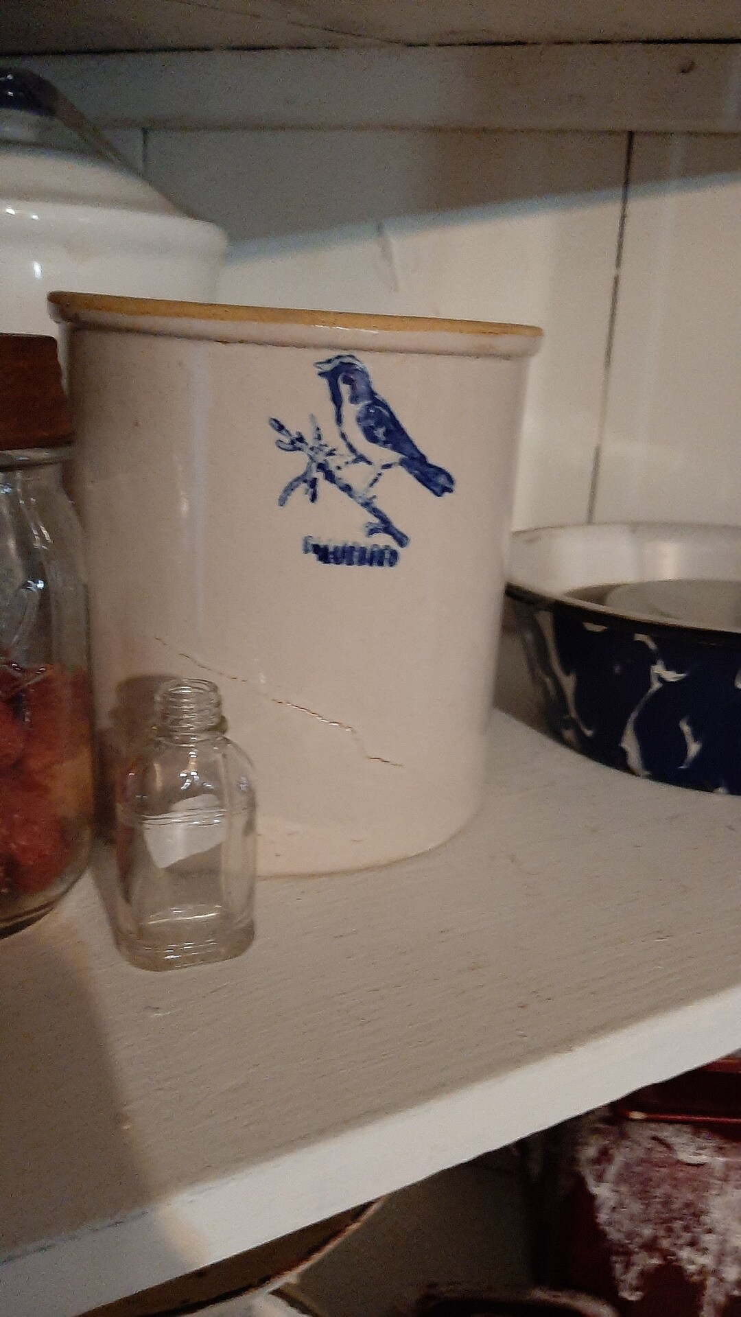 Blue Bird Crock, Utensil Holder, Home Décor - Etsy