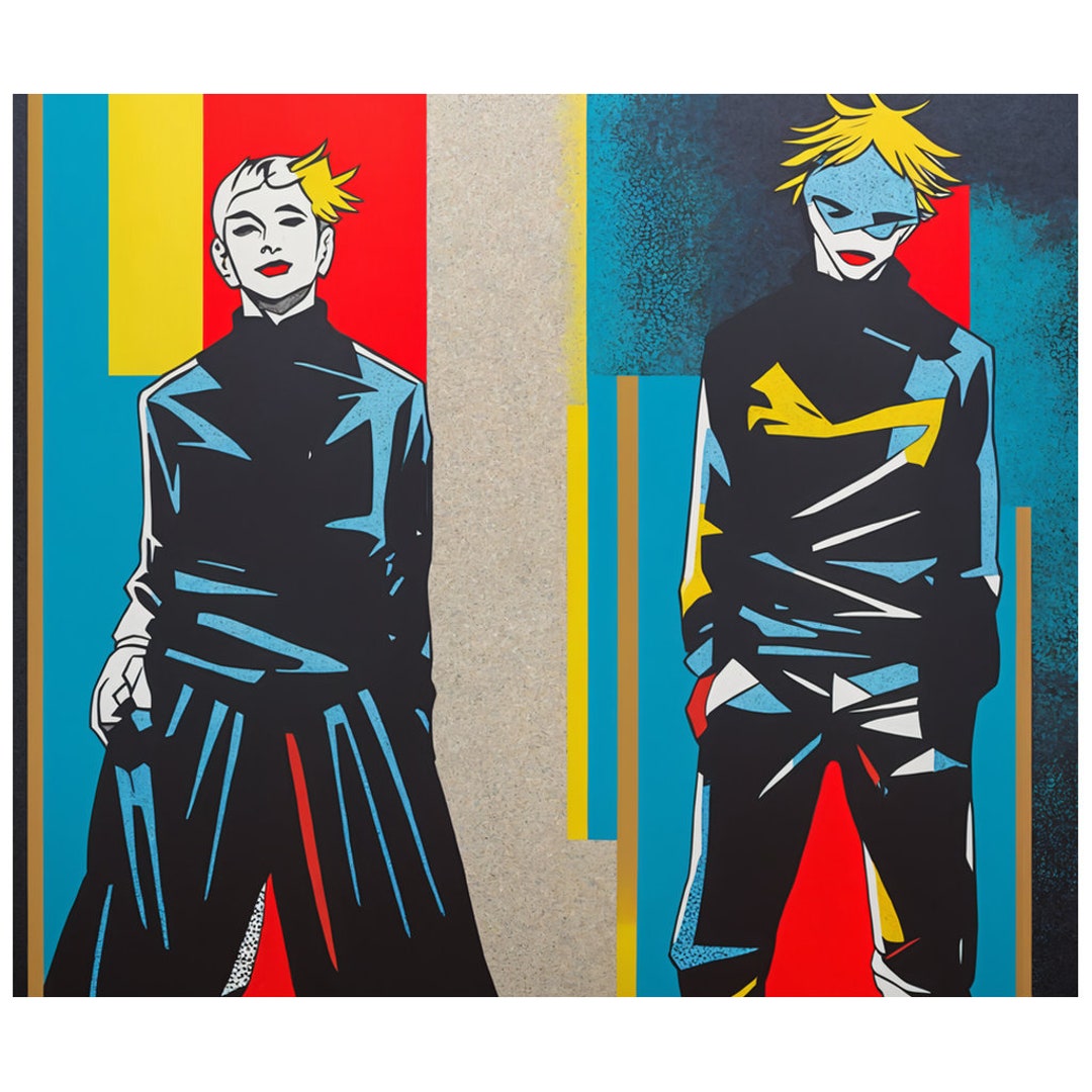 Gojo and Geto Pop Art Print - Etsy