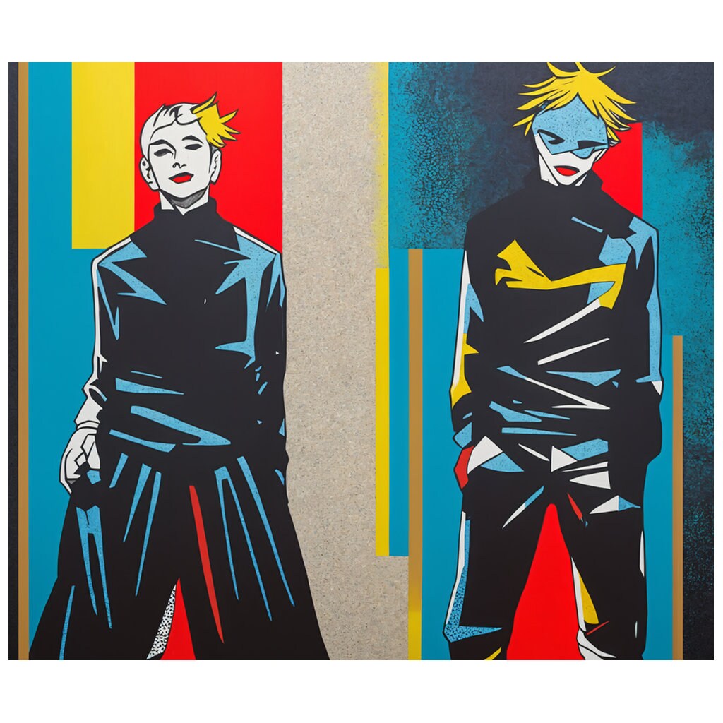 Gojo and Geto Pop Art Print - Etsy