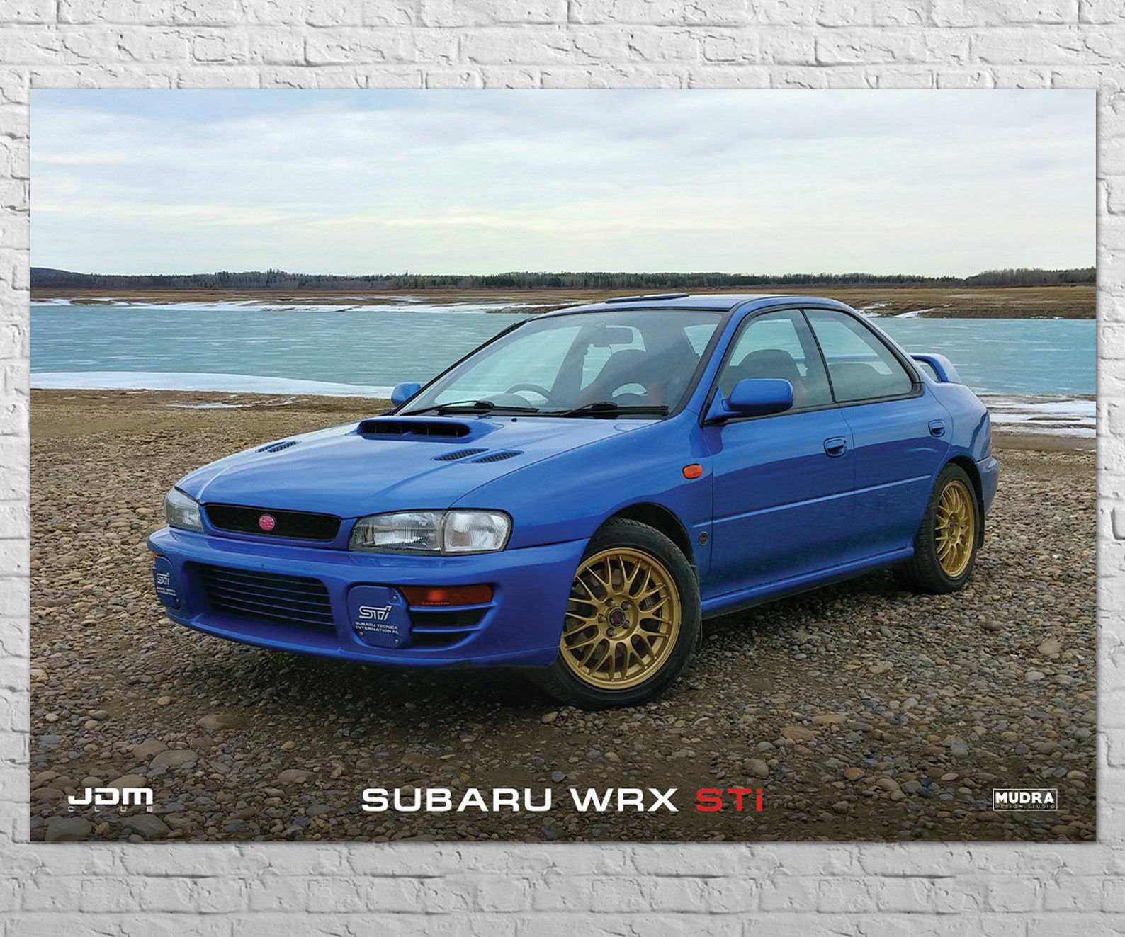 Poster Subaru Impreza WRX STI | JDM Automotive | 24x33" Big Size ...