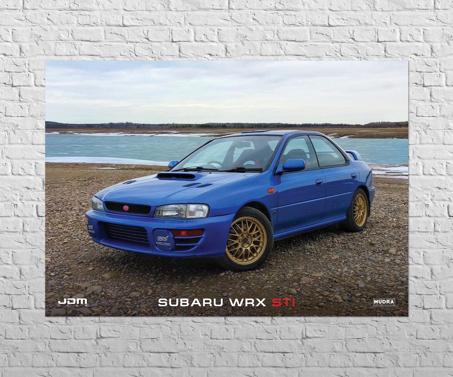 Poster Subaru Impreza WRX STI | JDM Automotive | 24x33" Big Size ...