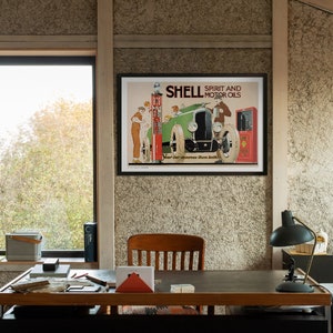 Poster Shell Spirit and Motor Oil 1926 | 24x16" A2 Size | Old ...