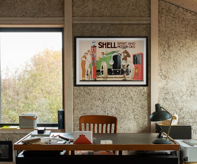 Poster Shell Spirit and Motor Oil 1926 | 24x16" A2 Size | Old ...