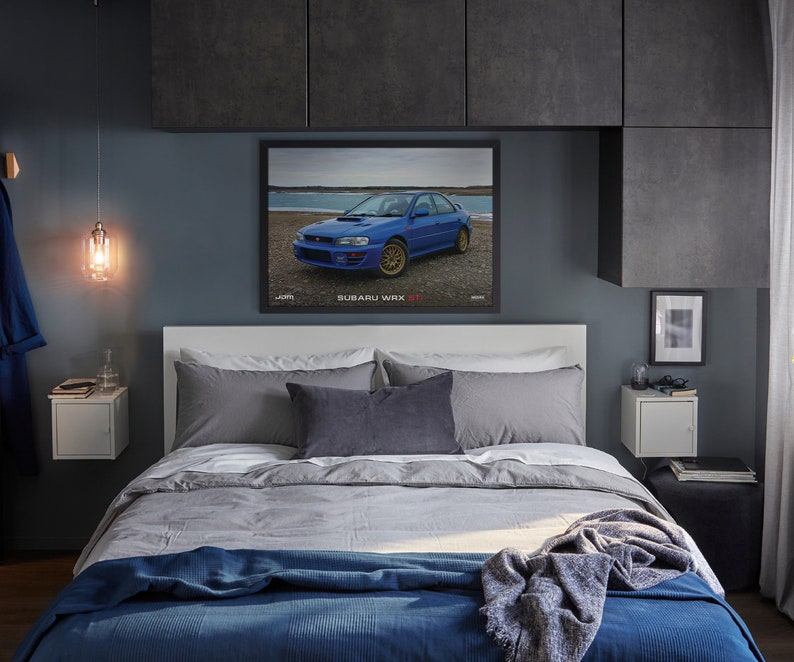 Poster Subaru Impreza WRX STI | JDM Automotive | 24x33" Big Size ...